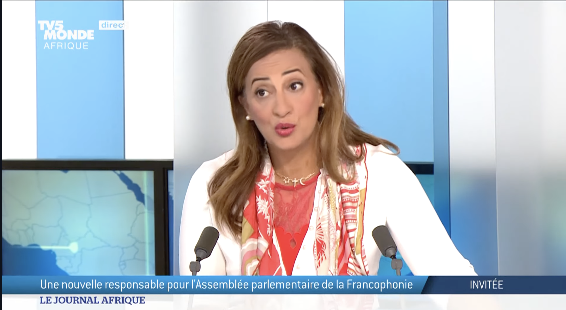Journal télévisé de TV5 Monde Afrique du 6 mars 2025 : Amélia Lakrafi ...